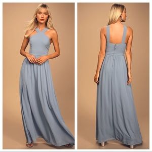 Lulus | Dresses | Lulus Light Blue Maxidress | Poshmark
